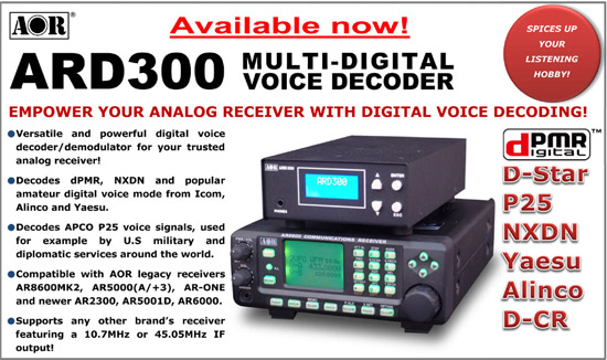 AOR ARD300 Αποκωδικοποιητής Ψηφιακών Διαμορφώσεων, FREEBYTES