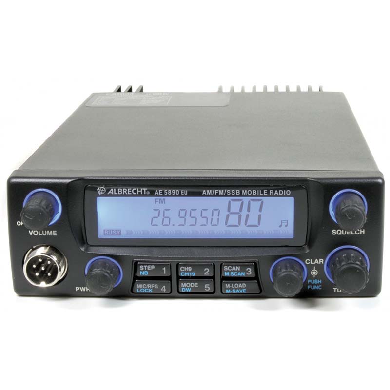 Albrecht AE-5890 EU CB με SSB 12W, FREEBYTES
