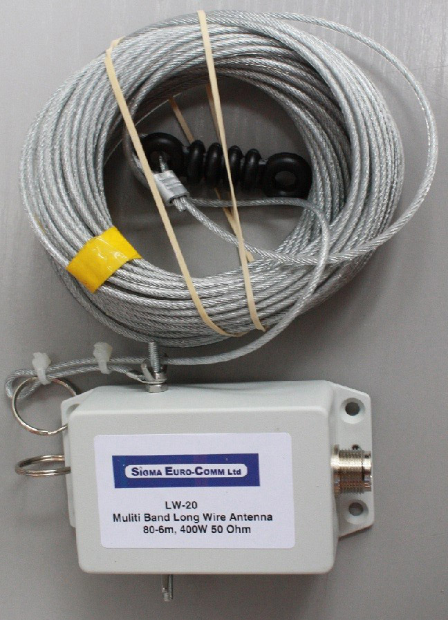 Sigma Euro-Comm LW-20 End Fed κεραία σύρματος, FREEBYTES